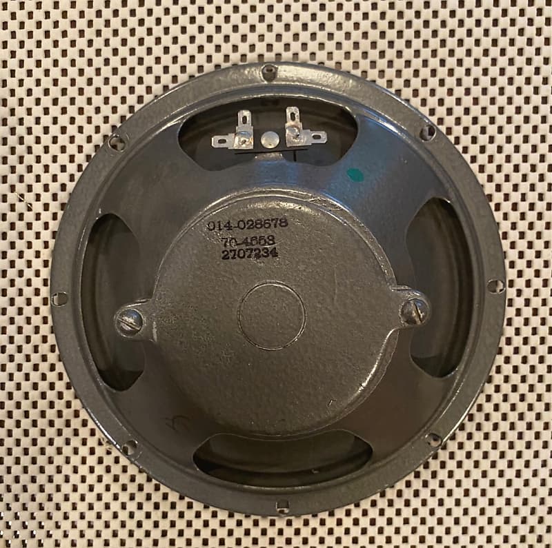 Quam 8" - 8 Ohm Whizzer Cone speaker Model 70-4658 - 1972 - | Reverb