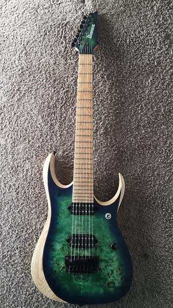 Ibanez RG 7-String 2016 Surreal Blue Burst w/ Gig | Reverb Australia