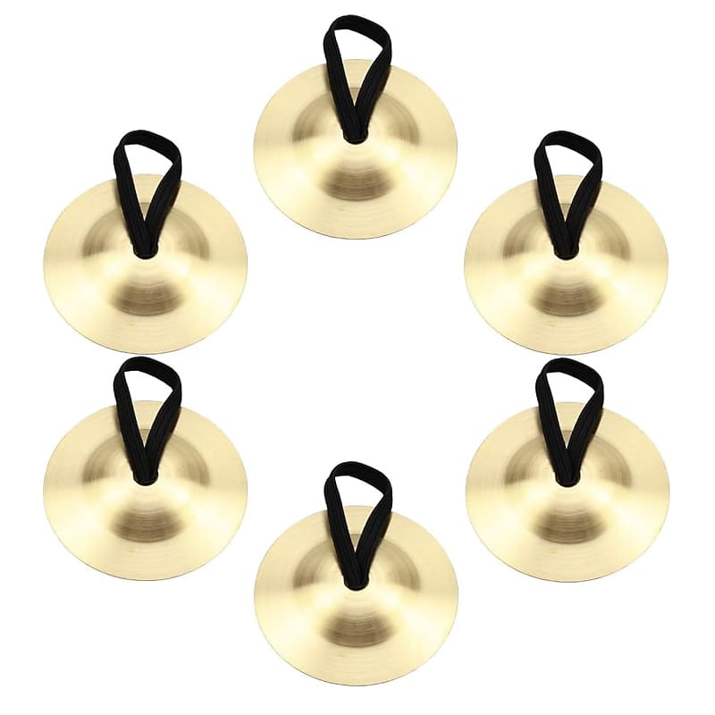 6 Pieces Finger Cymbals, Finger Zills For Belly Dance, | Reverb UK