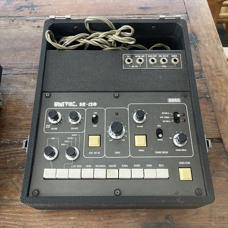 Univox/Korg SR-120 70s - Black | Reverb
