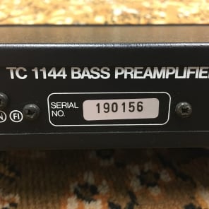 TC Electronic TC 1144 Bass Preamplifier Very Rare Wow! | Reverb