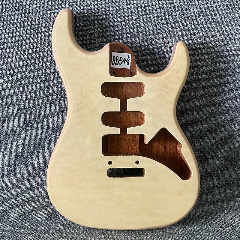 SSH Okoume Wood Stratocaster Strat Style Guitar Body with | Reverb