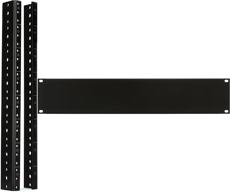 Gator GRW-RACKRAIL-08U Rack Rails - 8U Pair Bundle with | Reverb