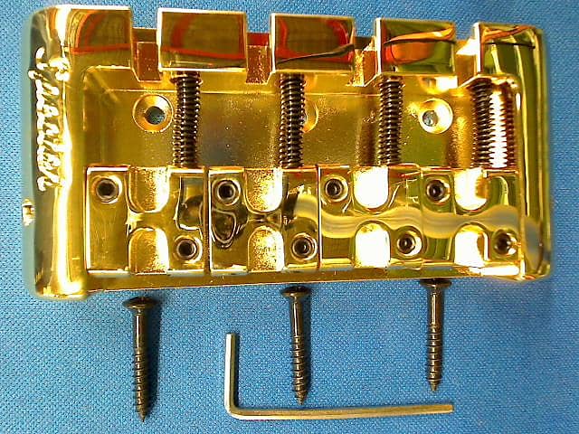 SPECTOR - EUROBRIDGE4GD, Gold Bridge for Euro 4 basses | Reverb