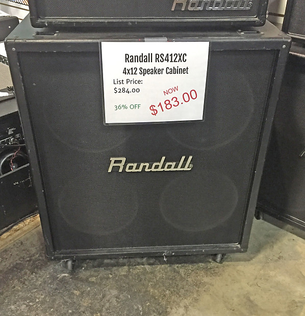 Randall RS412XC 4 x 12 Guitar Amp Cabinet Cab | Reverb