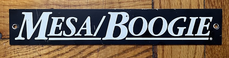 Mesa Boogie Mesa boogie Logo 1985 - Black & Cream | Reverb