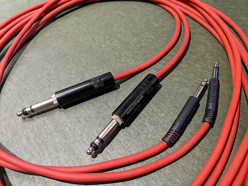 FOUR Bittree Gepco TT Bantam to Neutrik 1/4" Longframe | Reverb