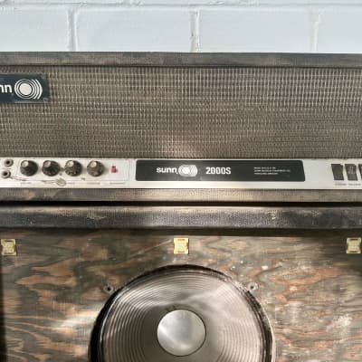Sunn 2000s Tube Bass Guitar Amplifier Head w/ Cabinet | | Reverb