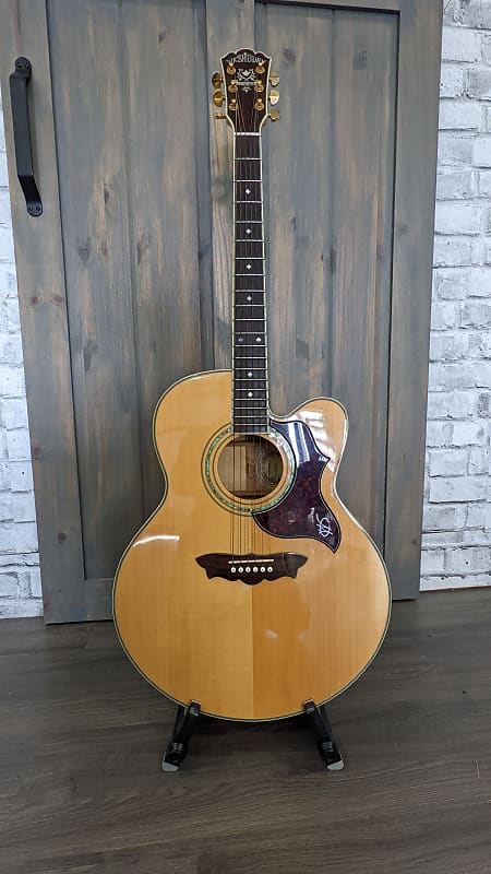 Washburn J28SCEDL Cumberland Jumbo Acoustic-Electric Guitar - | Reverb