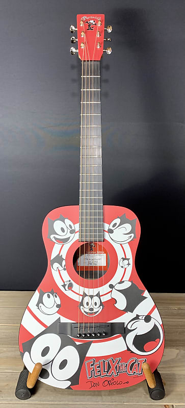 Little Martin Acoustic Guitar – original Felix the Cat Lmt | Reverb