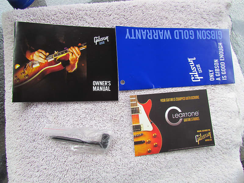 2012 Gibson Solid Body Guitar Owners Packet W/Owners Manual, | Reverb