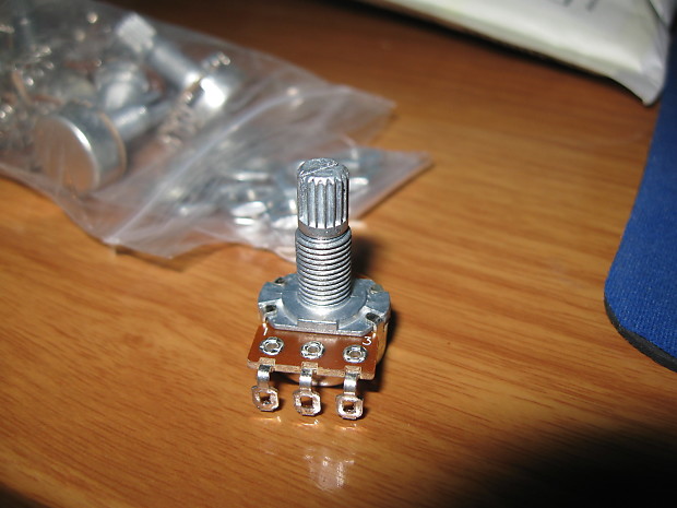 Mini pots Guitar, Volume, Tone Pot A250k. 24mm Base, 16mm | Reverb