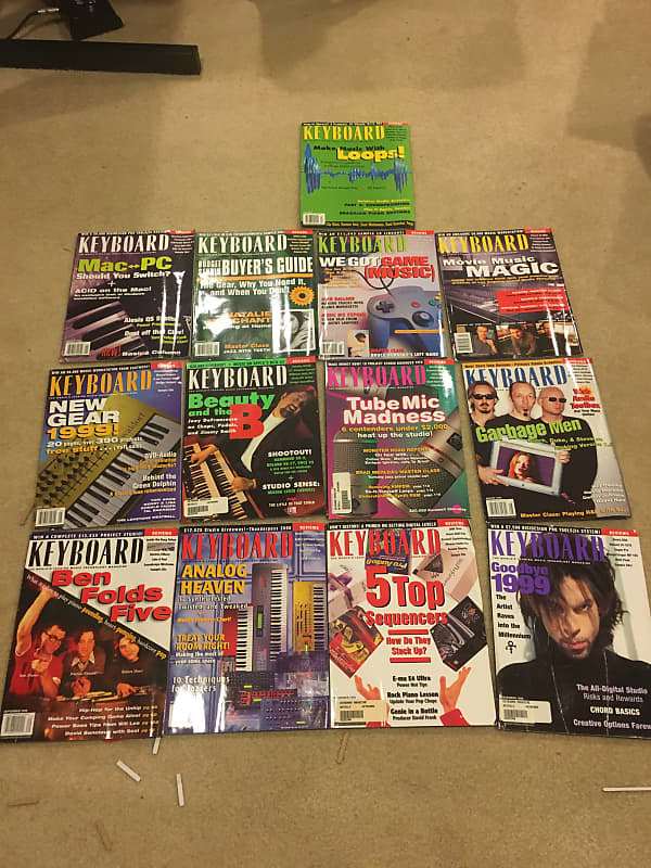 Keyboard Magazine 1999 - All Issues; Jan-Dec. | Reverb