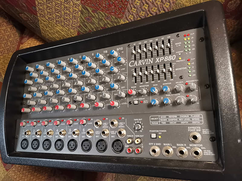 Carvin XP880 800-watt amplified powered mixer | Reverb