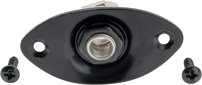 1/4" Oval Guitar Input Jack 6.35mm Output Plug Socket for | Reverb