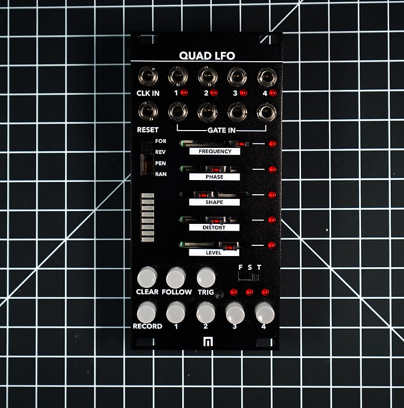 Malekko Malekko Heavy Industry Quad LFO (Black) | Reverb