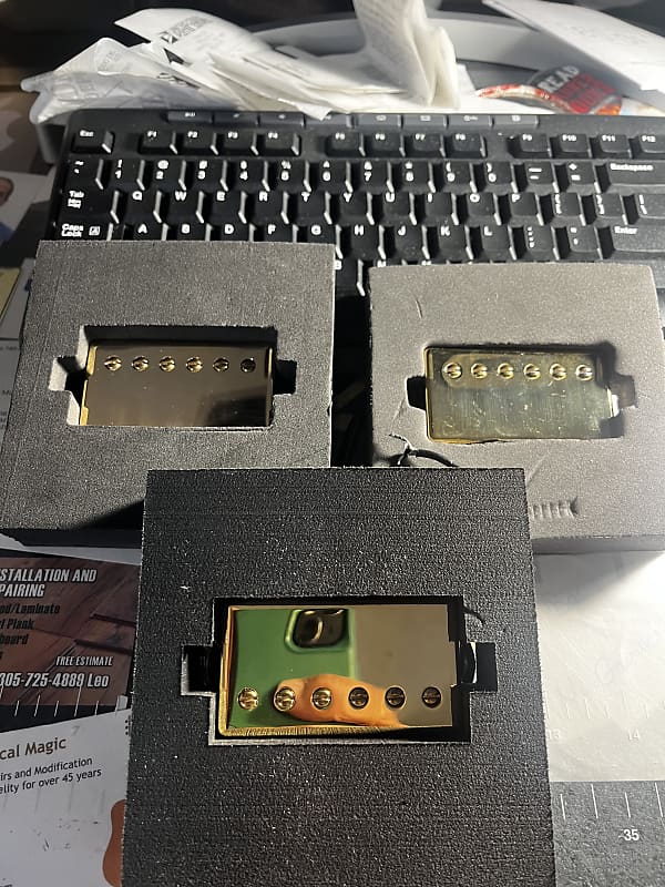 Epiphone ProBucker 2/2/3 Pickup Set Gold 2024 - Clean | Reverb