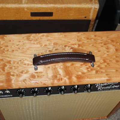 Custom Fender Princeton Reverb CABINET in Curly Maple | Reverb