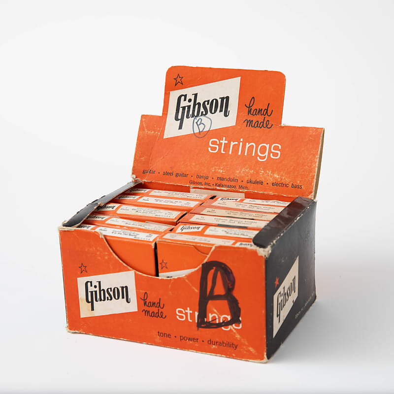 1950s-1960s Gibson String Dealer Display Box | Reverb