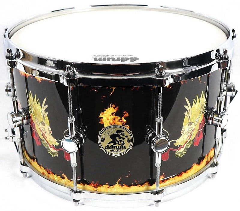 Ddrum Vinnie Paul Signature Dragon 14"x8" Snare Drum Drums | Reverb