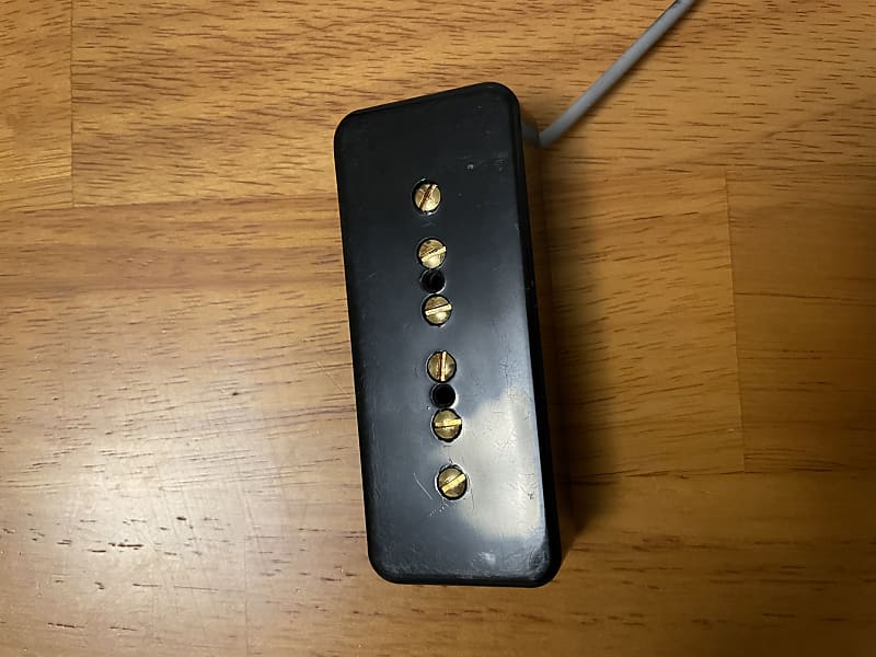 Epiphone P90 Pro Neck Pickup- Black with gold pole pieces | Reverb