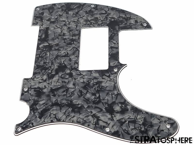 *NEW Black Pearloid HUMBUCKER Telecaster PICKGUARD for USA | Reverb