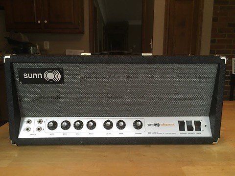 Sunn Coliseum PA Head 1968 - Includes Original Sunn Branded | Reverb