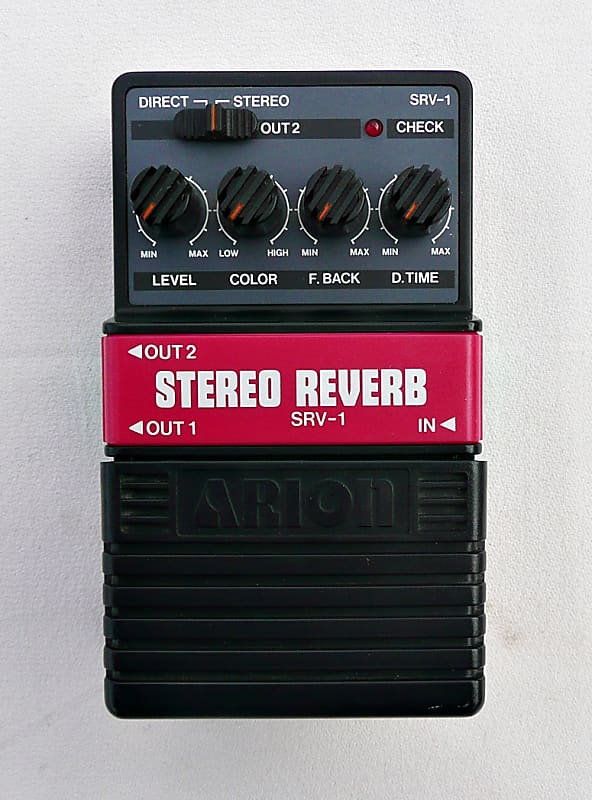 Arion SRV-1 Stereo Reverb Pedal - Vintage 1980's Reverb Pedal | Reverb