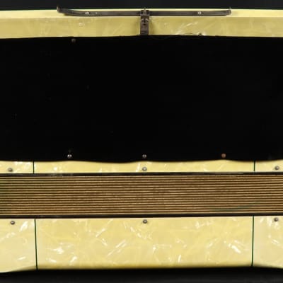 Vintage Hohner Tango IV Piano Accordion Pearl Red w/ Case | Reverb