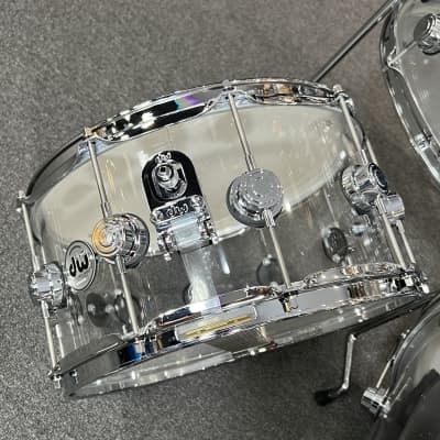 Chad Smith's DW Collector's Acrylic 13/16/18/24" Drum Set Kit | Reverb