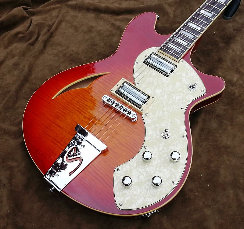 Schecter Tsh 1 Classic Electric Guitar In Cherry Sunburst | Reverb