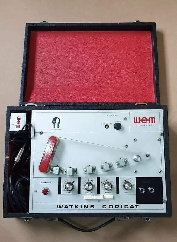 Vintage 1970's Wem Watkins Copicat MKIII Echo Delay Good | Reverb UK
