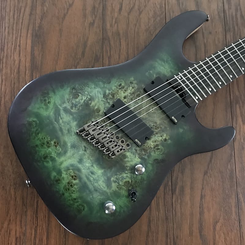 Cort KX500MS 7 String Multiscale Guitar Stardust Green | Reverb