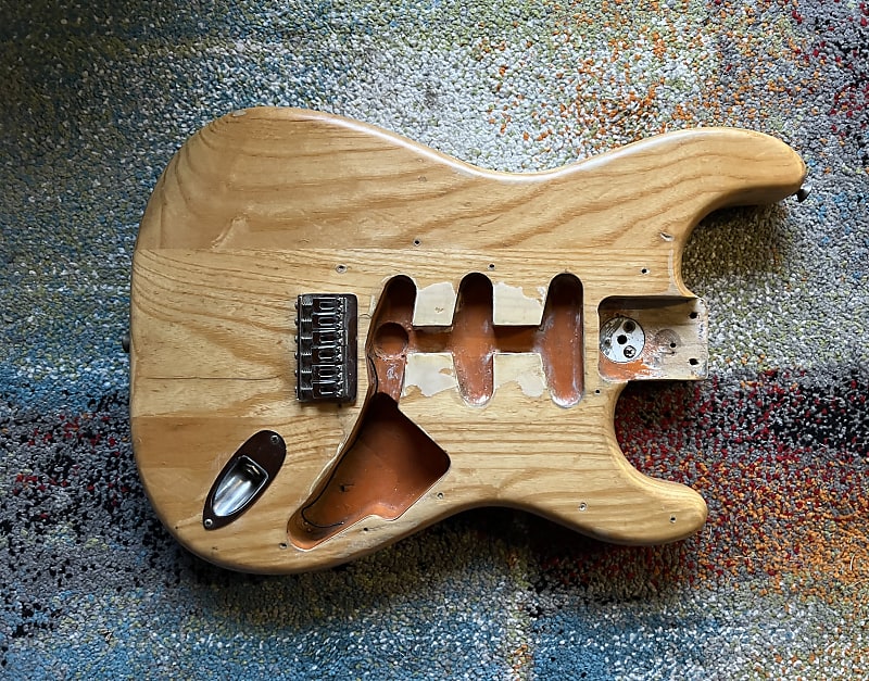 Fender Stratocaster Body 1979 - Capri Orange | Reverb