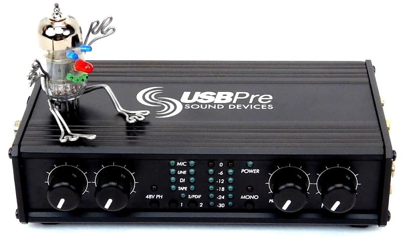 Sound Devices USBPre Audio Interace Mic Preamp High End | Reverb UK