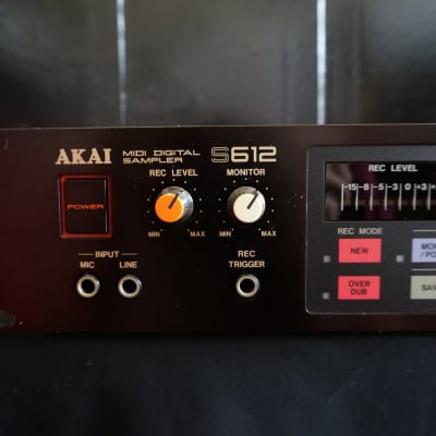 Akai S612 Vintage 80's 12-bit MIDI Lo-Fi 2U Rack Sampler W/ | Reverb