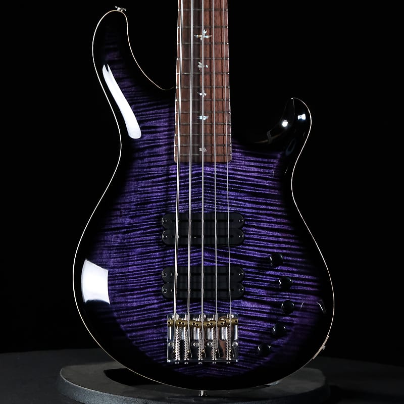 PRS Grainger 5 String Bass Guitar - 10 Top Puple Iris | Reverb