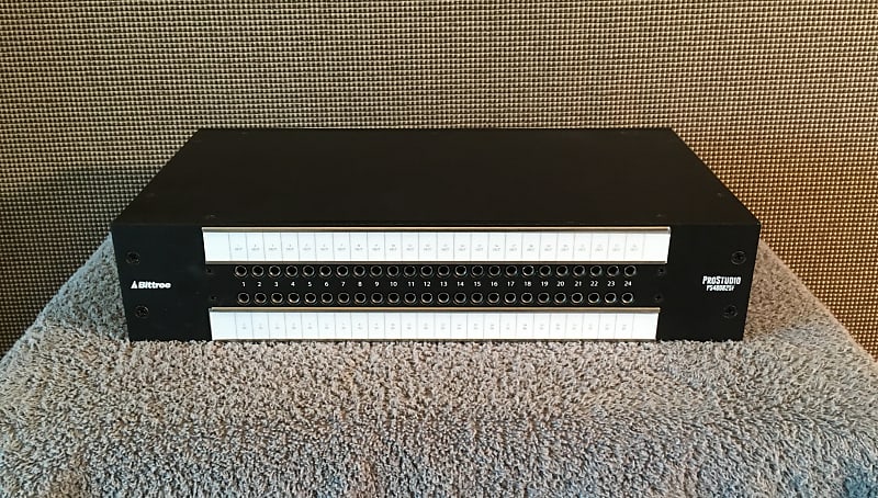 Bittree ProStudio PS48DB25F - TT DB25 Patchbay - 2021 - Black | Reverb