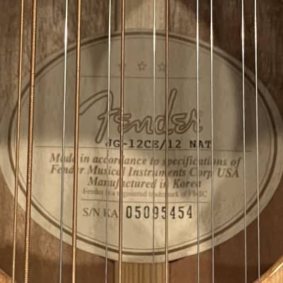 Remarkable Fender 12-string Acoustic with Cutaway and | Reverb
