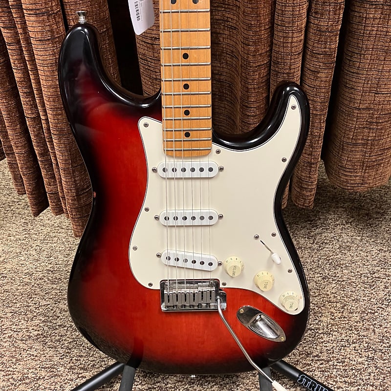 Fender Partscaster Stratocaster Redburst 1980's USA Maple | Reverb