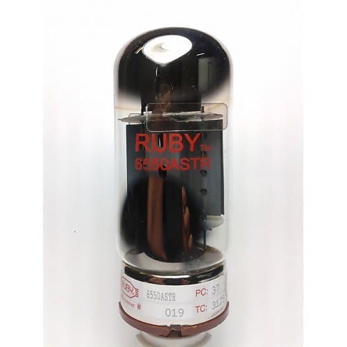 Ruby Tubes 6550 Matched Pair | Reverb
