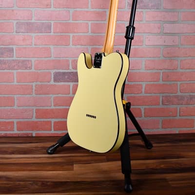 Fender Thinline Telecaster Olympic White Tortoise Shell | Reverb