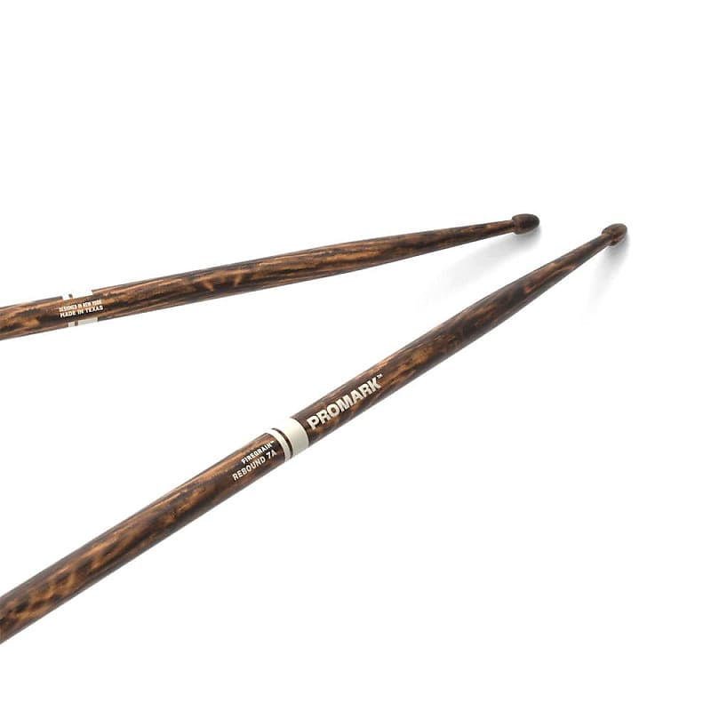 Promark Rebound 7A FireGrain Acorn Tip Drum Stick | Reverb