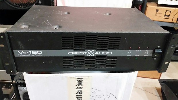 Crest VS450 Power Amplifier Black & Gray | Reverb