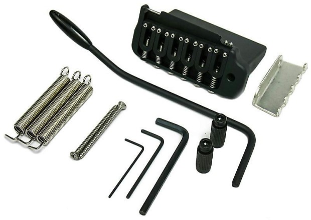 HIPSHOT US Contour 2-Point Tremolo Guitar Bridge Kit, BLACK | Reverb