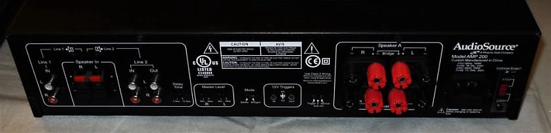 AudioSource AMP 200 2005 Black | Reverb