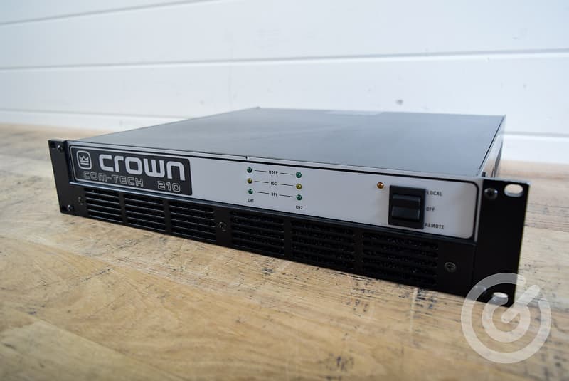 Crown Com-Tech 210 2-Channel Power Amp (church owned) CG00EP5 | Reverb