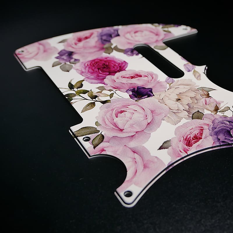 Floral #16 / Custom Pickguard / Fender Tele Style / Modern 8H | Reverb