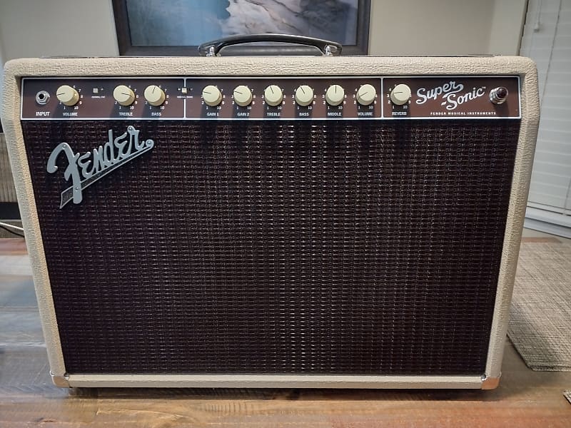 Fender Super -Sonic 22 2- Channel 22 Watt 1x12 Guitar Combo | Reverb