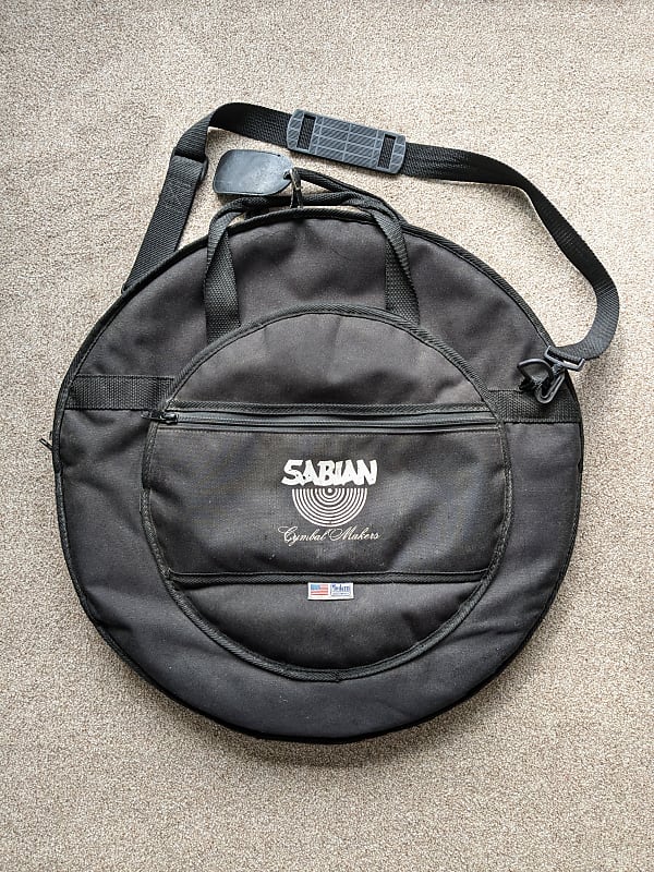 Sabian 22" Padded and lined Cymbal Bag - Black | Reverb
